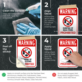 no dumping allowed traduction