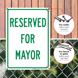 mayor sign