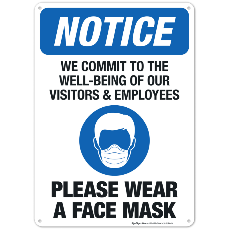 Face Mask Sign