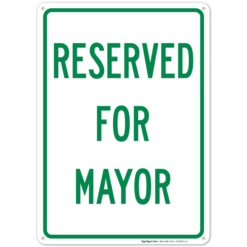 mayor sign